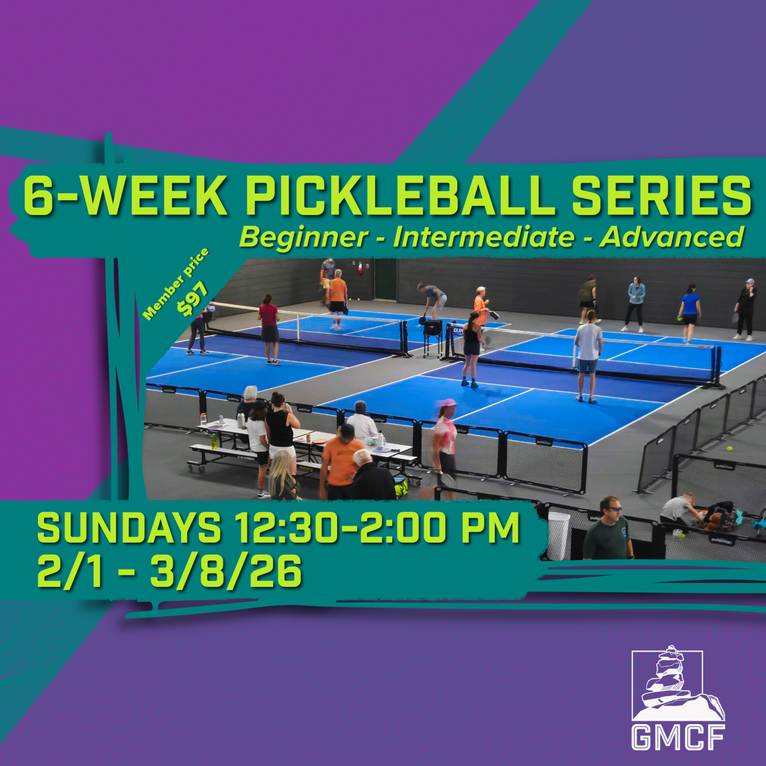 6-Week Pickleball Series – Green Mountain Community Fitness